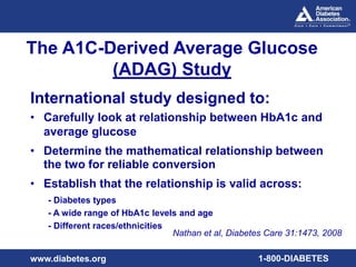 Blood Glucose and Estimated A1c Converstion | PPT