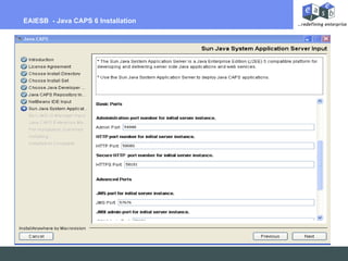 Eaiesb Java Caps 6 Installation | PPT