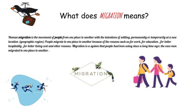 Why do people migrate? | PPTX
