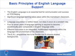 Yew Chung International School of Beijing - English as an Additional ...