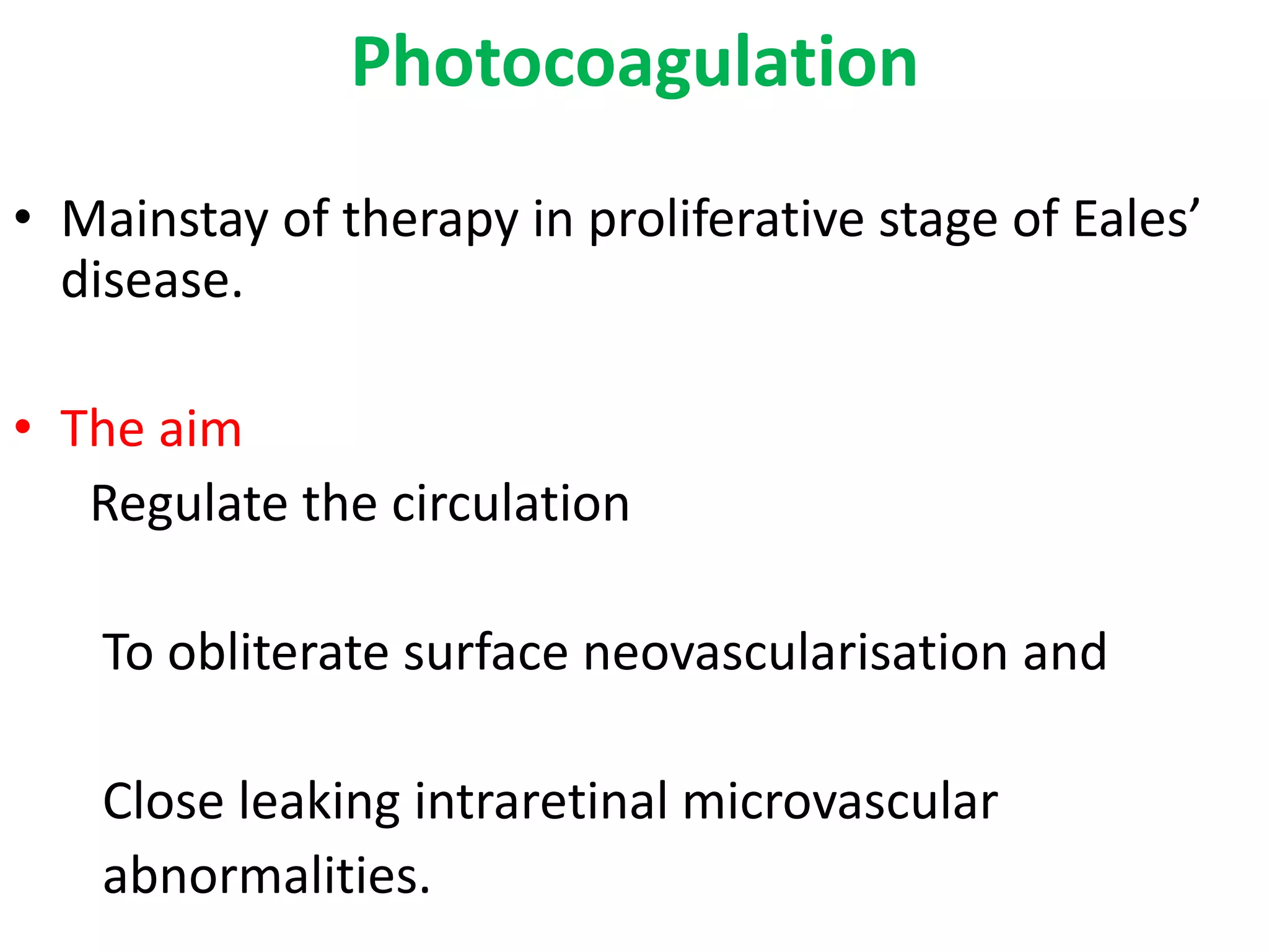 Eales disease | PPTX