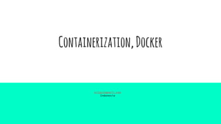 Linux container & docker | PDF