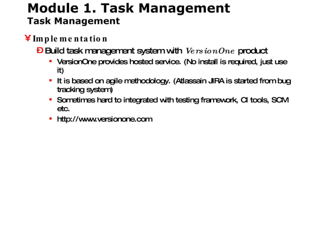ALM (Application Lifecycle Management) | PPT