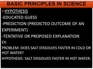 INTRO TO EARTH AND SCIENCE | PPT
