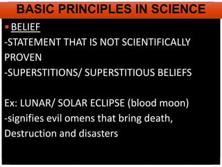 INTRO TO EARTH AND SCIENCE | PPT