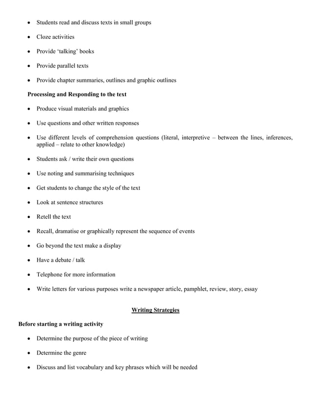 Eal strategies booklet | PDF