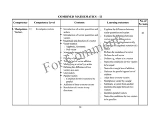 AL Combined Maths Syllabus | PDF