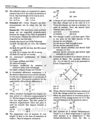 Eamcet engineering entrance_solved_paper_2008 | PDF