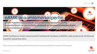eAMK-osaamismerkit | PPT