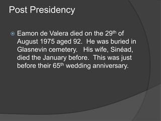 Eamon de valera | PPTX