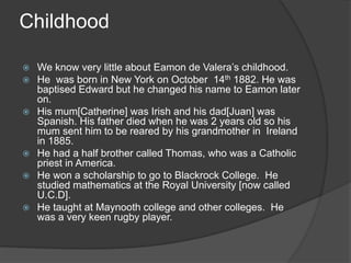 Eamon de valera | PPTX
