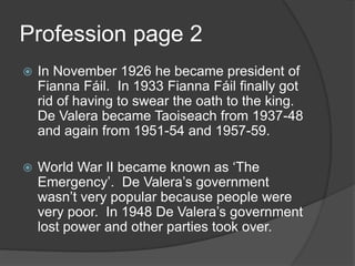 Eamon de valera | PPTX