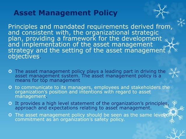 Asset Management Presentation | PPTX