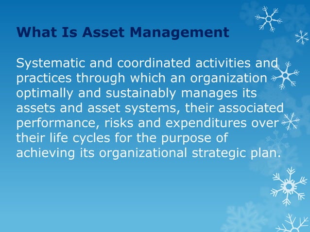 Asset Management Presentation | PPTX
