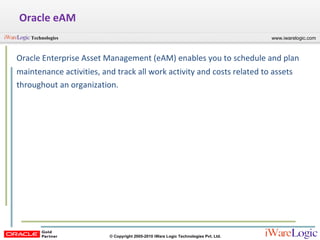 Oracle eAM - Right Fit To Oil & Gas Industries | PPT
