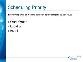 Scheduling Priority in Maximo | PDF