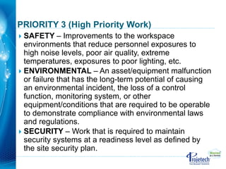 Scheduling Priority in Maximo | PDF