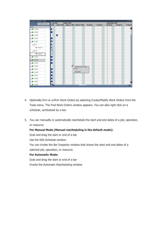 EAM Scheduler Workbench | PDF