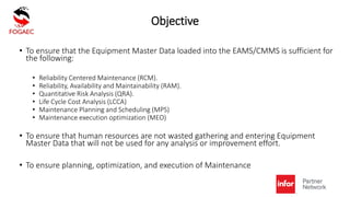 EAMS equipment master data | PPTX