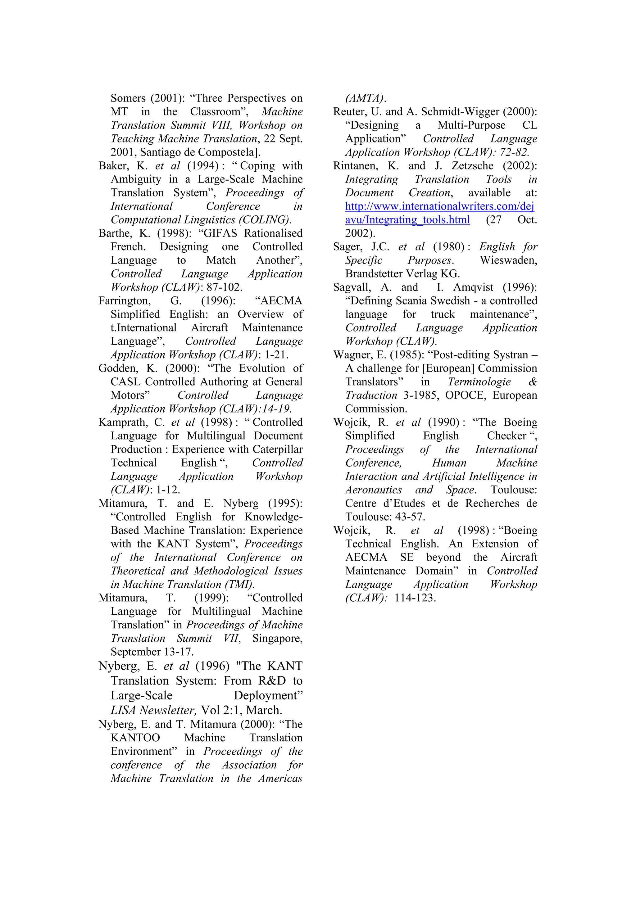 «Controlled Translation: A new teaching scenario tailor-made for the translation industry» | PDF