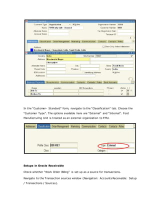 Eam Work Order Billing | DOCX