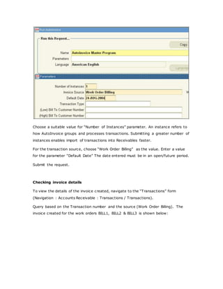 Eam Work Order Billing | DOCX
