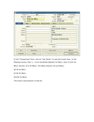 Eam Work Order Billing | DOCX