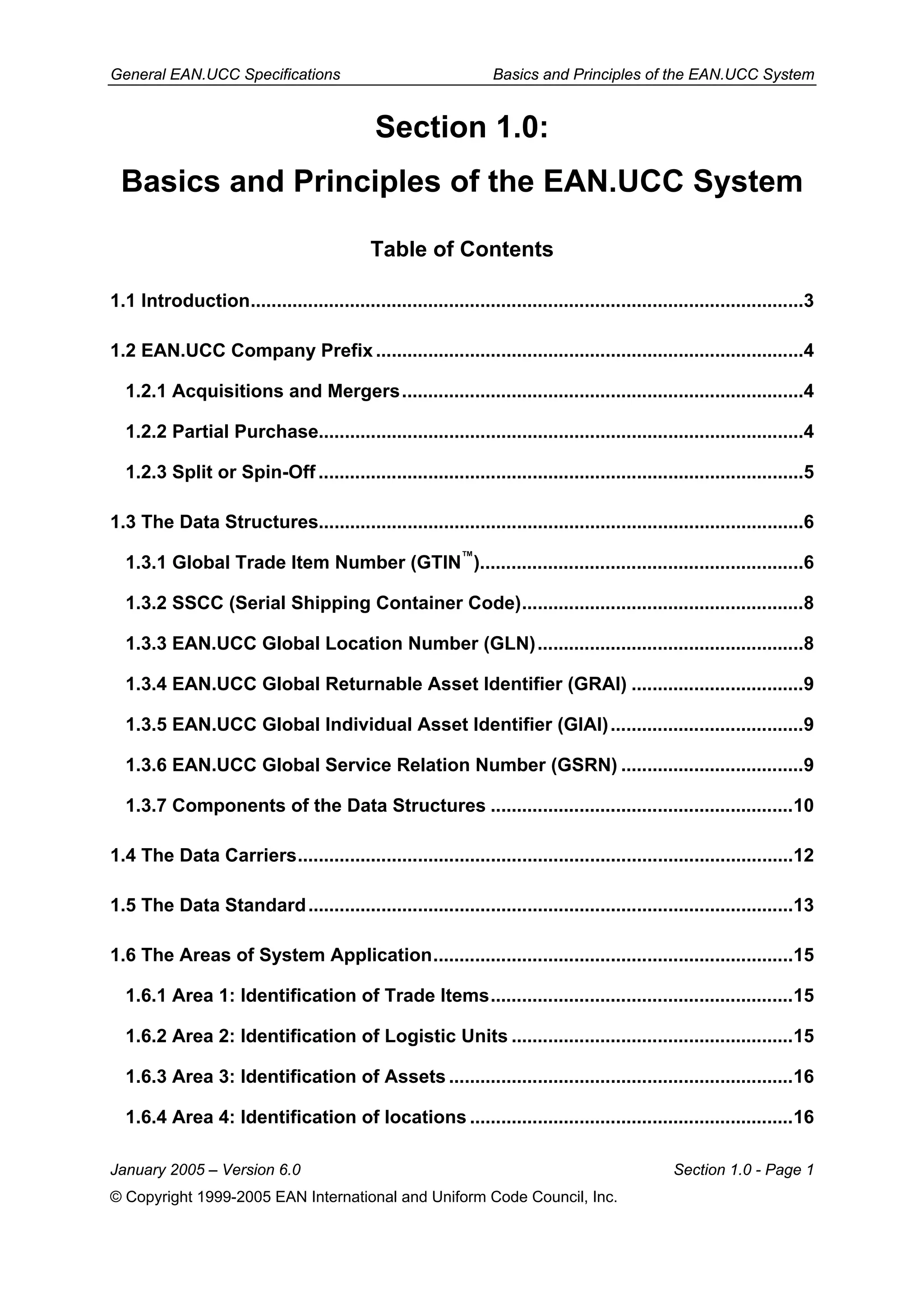 EAN.UCC Basic and Principal | PDF