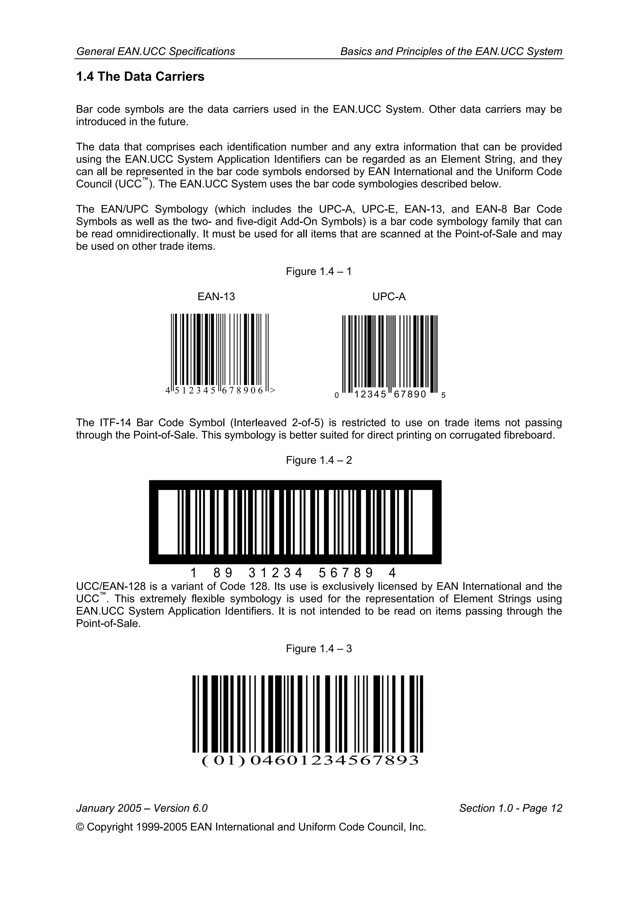 EAN.UCC Basic and Principal | PDF