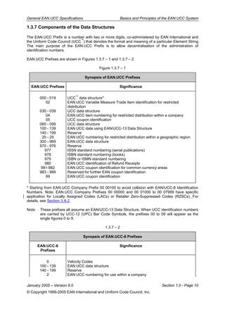 EAN.UCC Basic and Principal | PDF