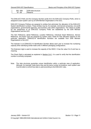 EAN.UCC Basic and Principal | PDF