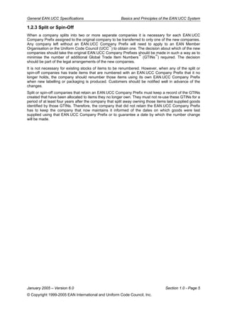 EAN.UCC Basic and Principal | PDF