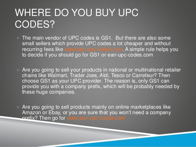 What is a UPC code and why you need it?