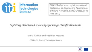 Exploiting LMM based knowledge for image classification tasks | PPTX