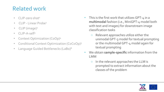 Exploiting LMM based knowledge for image classification tasks | PPT