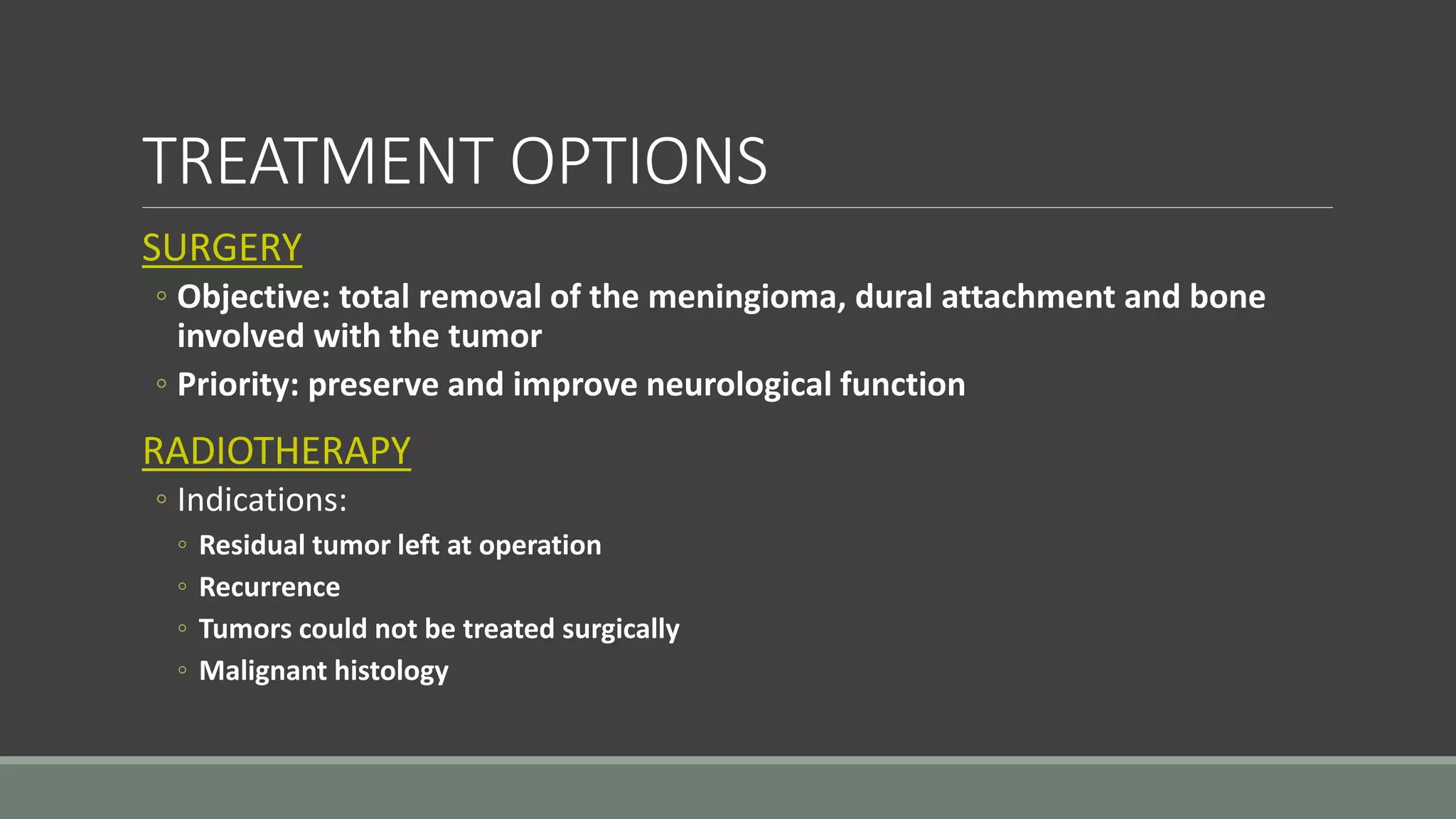 EANO GUIDELINES FOR MANAGEMENT OF MENINGIOMA | PPTX