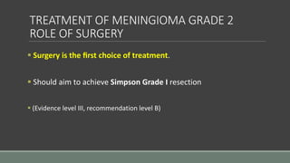 EANO GUIDELINES FOR MANAGEMENT OF MENINGIOMA | PPTX
