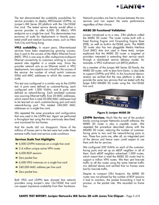 Juniper Networks MX Series 3D with Junos Trio Chipset - EANTC Report | PDF