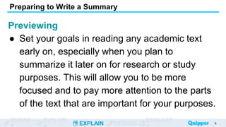 EAP 11_12_UNIT 3_LESSON 1_What Is a Summary_.pptx