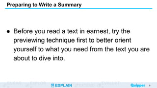 EAP 11_12_UNIT 3_LESSON 1_What Is a Summary_.pptx