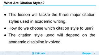 EAP 11_12_UNIT 5_LESSON 1_Different Citation Styles.pptx