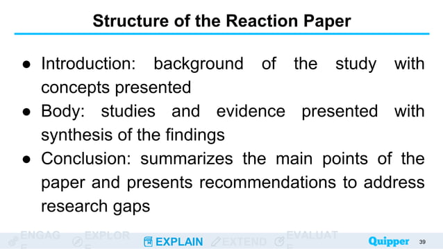 EAP11_12_Unit 6_Lesson 1_Features and Structure of a Reaction Paper and ...