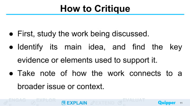 EAP 11_12_UNIT 7_LESSON 1_Features and Structure of a Critique Paper.pptx
