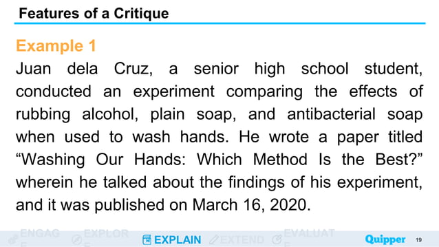 EAP 11_12_UNIT 7_LESSON 1_Features and Structure of a Critique Paper.pptx