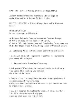 EAP1640 - Level 6 Writing (Virtual College, MDC) Author P.docx