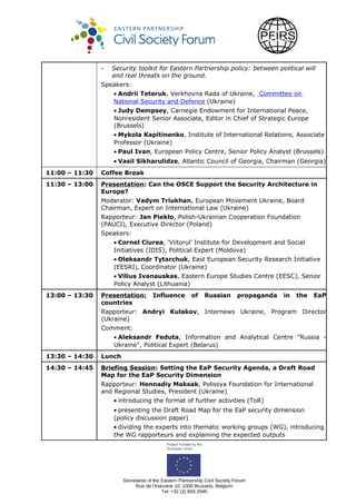 EaP CSF Kyiv security conference final programme | DOC