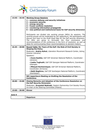 EaP CSF Kyiv security conference final programme | DOC