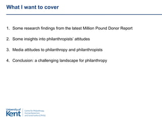 Philanthropy, Philanthropists, Charities and Government: A changing and ...