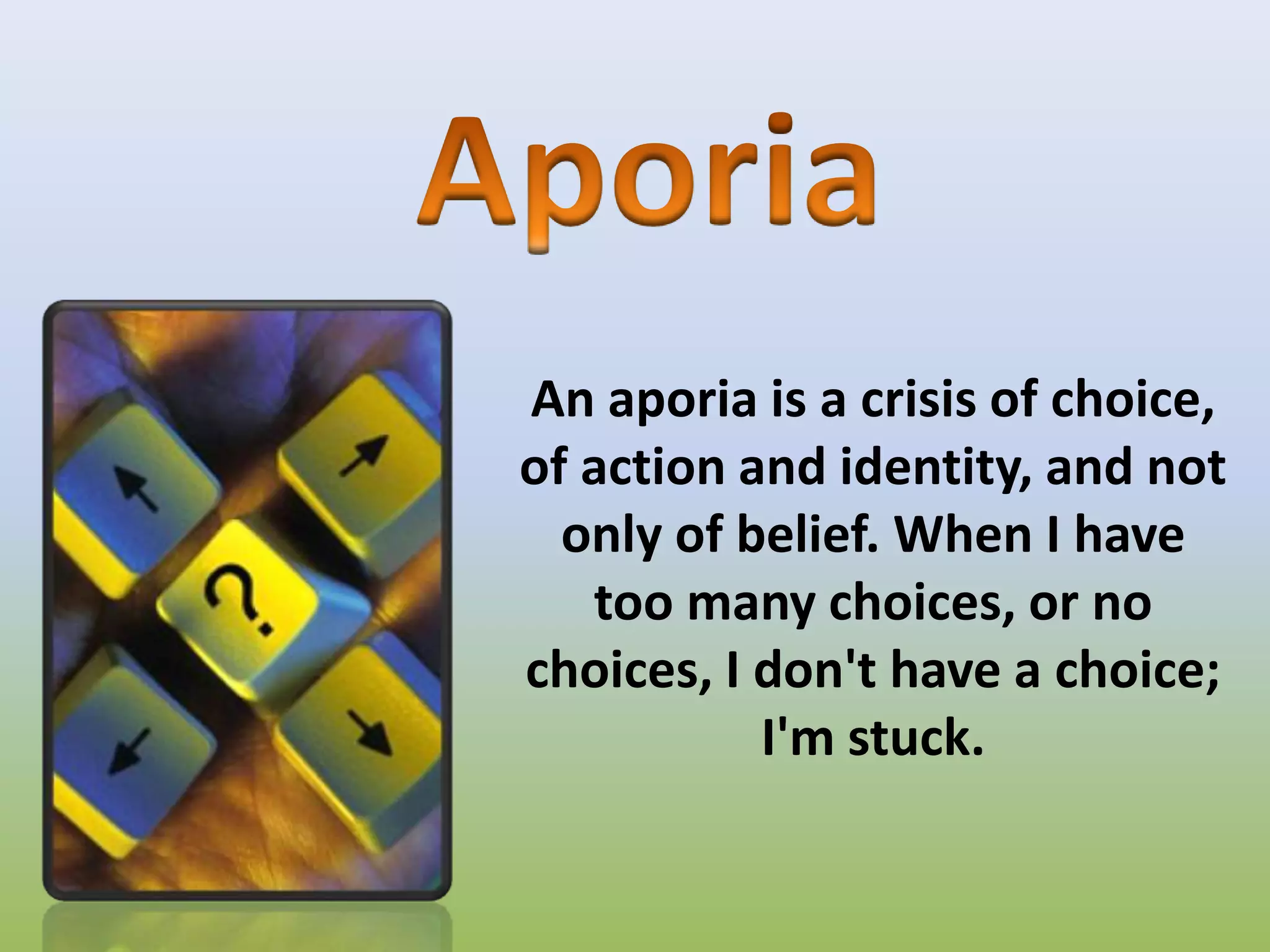 Aporia | PPTX