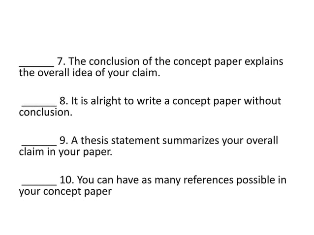 EAPP Grade 11 Concept paper | PPTX | Science